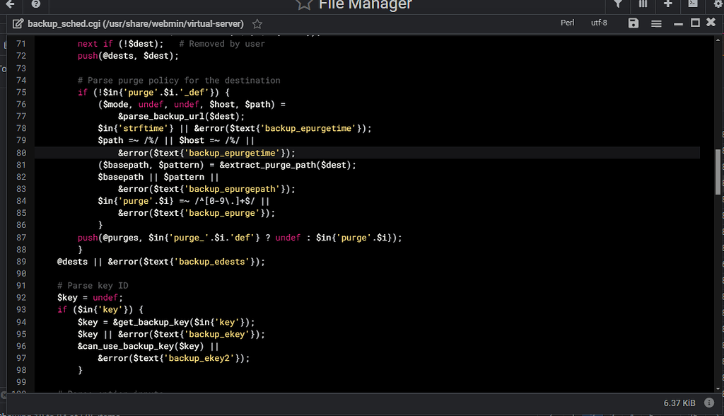 "Failed to save scheduled backup : Deletion of old backups is only supported when a date-based ...