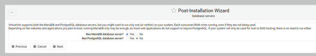 Virtualmin doesn't support Mysql any more? - Virtualmin - Virtualmin Community