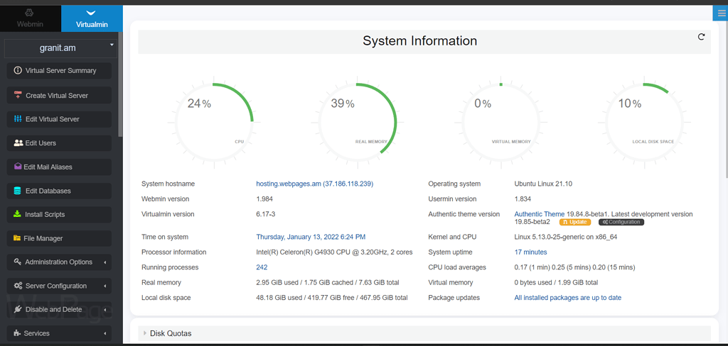 I have created a new style of Virtualmin CSS - Virtualmin - Virtualmin ...