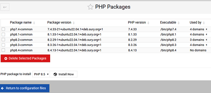 PHP Packages - What happens when I delete a version with domains on it ...
