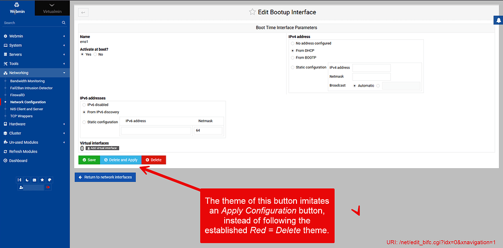 Update visual style of "Delete and Apply" button on Edit Bootup ...