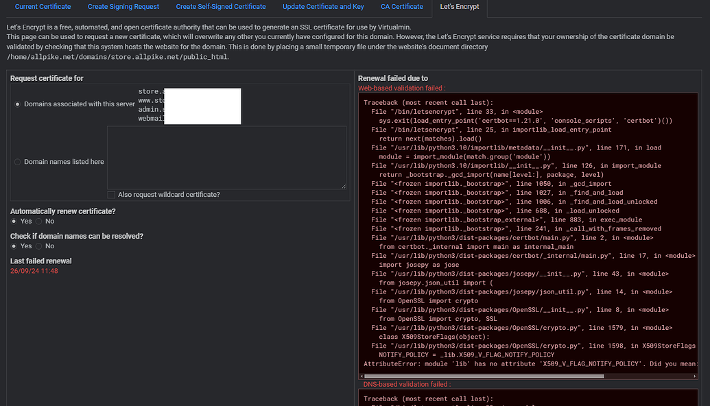 AttributeError: module 'lib' has no attribute 'X509_V_FLAG_NOTIFY ... AttributeError: module 'lib' has no attribute 'X509_V_FLAG_NOTIFY ...