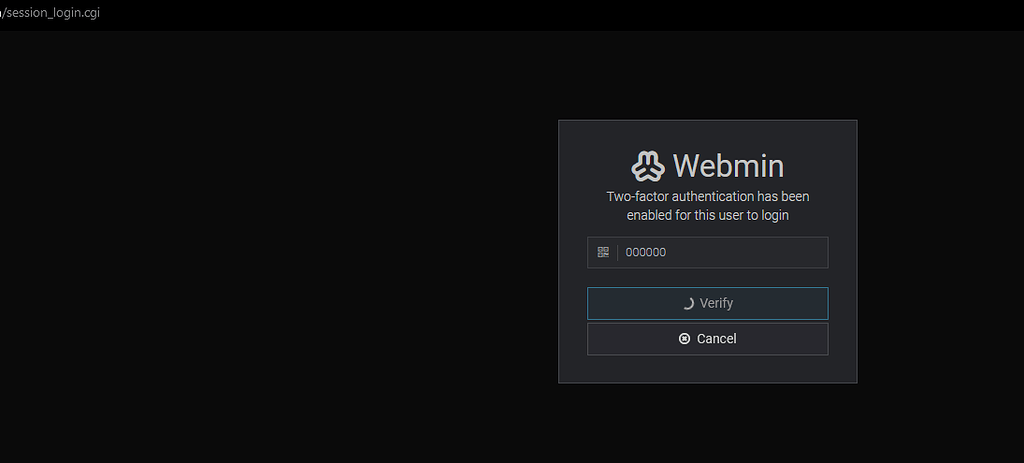 Webmin 2FA + Cloudflare Tunnel - Webmin - Virtualmin Community
