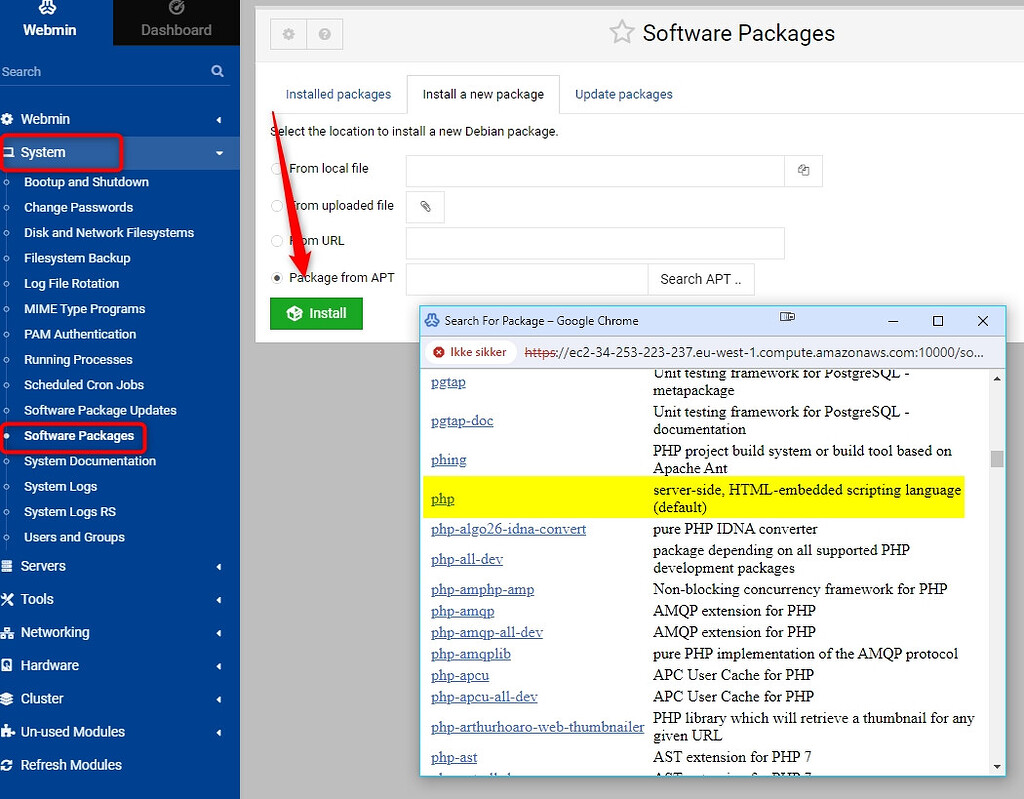 PHP Configuration | Did we do it correctly? - Webmin - Virtualmin Community