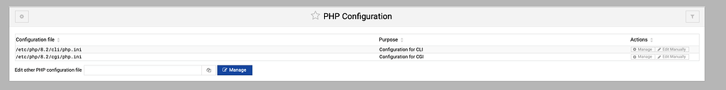 PHP Configuration FPM option missing - Webmin - Virtualmin Community
