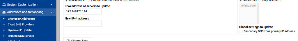 Incorrect IP address for - Help! (Home for newbies) - Virtualmin Community