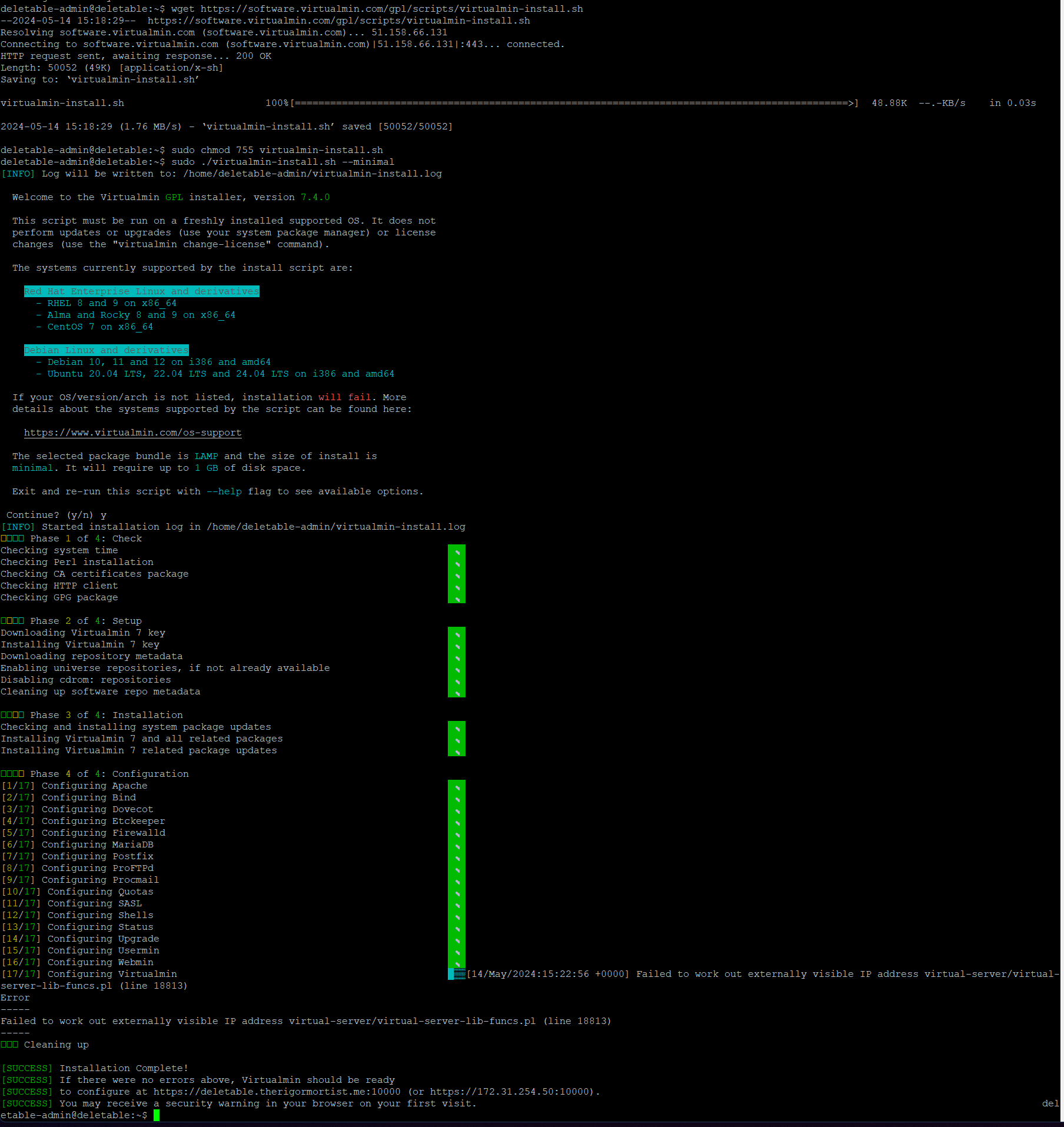 Virtualmin Install Failure on Ubuntu 24.04 LTS - Virtualmin - Virtualmin Community