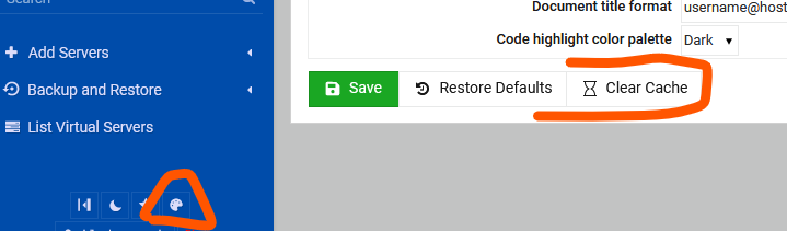 File Manager: Error creating configuration directory: No such file or directory - Virtualmin ...