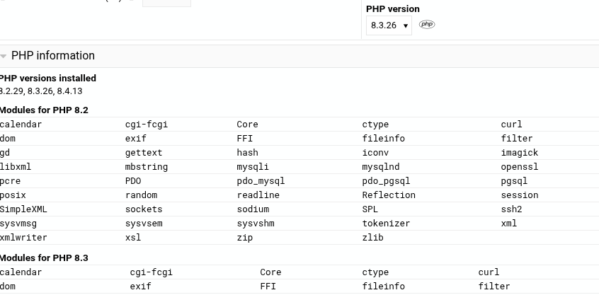 Change PHP version - Page 2 - Virtualmin - Virtualmin Community